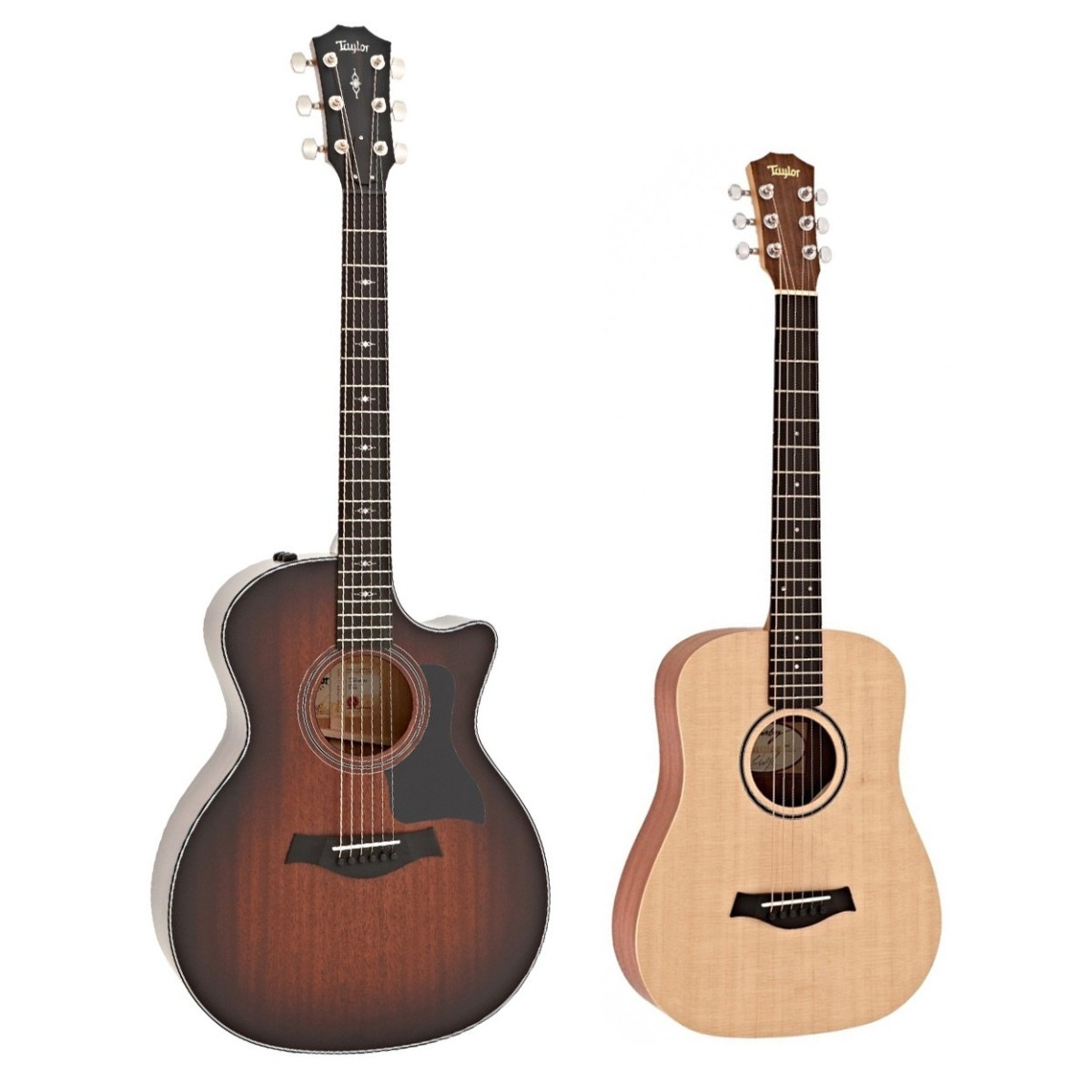 Taylor 324ce, Shaded Edge Burst - Nearly New w/ Free Taylor Baby BT1 at ...