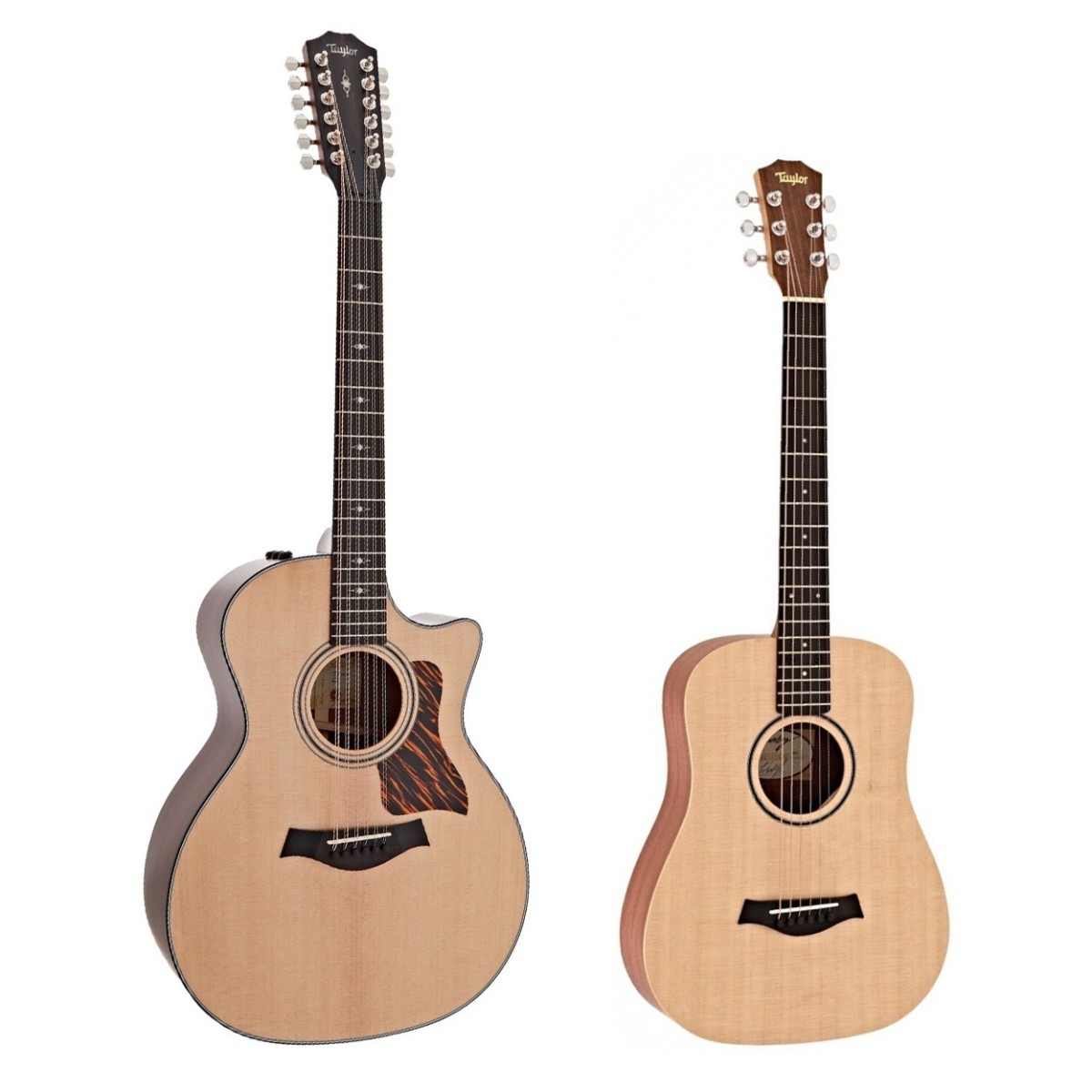 Taylor 354ce 12-String Electro Acoustic, Natural w/ Free Baby Taylor ...