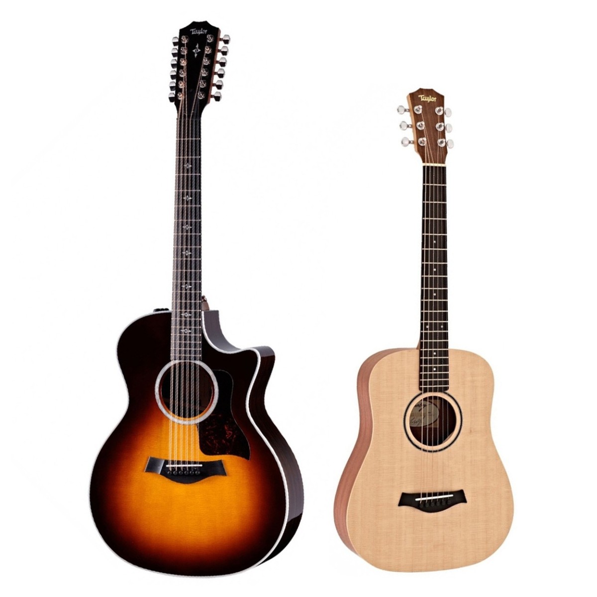 Taylor 454ce 12-String Electro Acoustic, Tobacco Sunburst w/ Free ...