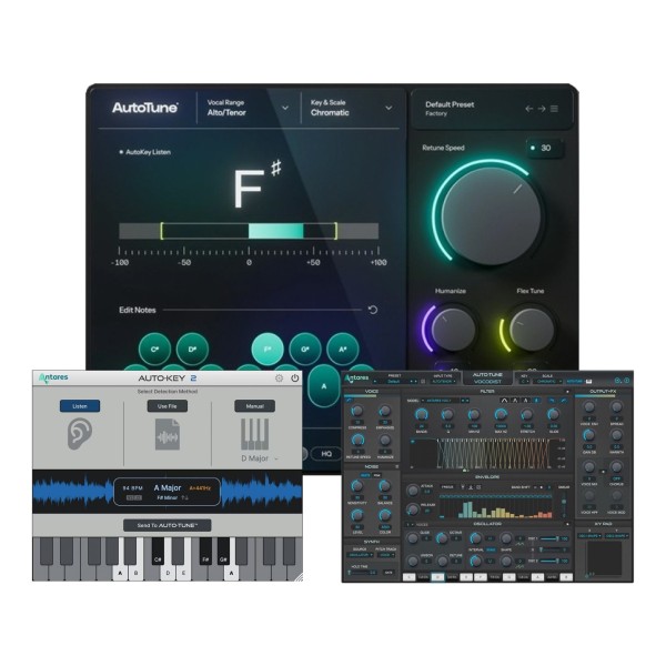 Antares AutoTune 2026 with FREE AutoKey2 and Vocodist at Gear4music