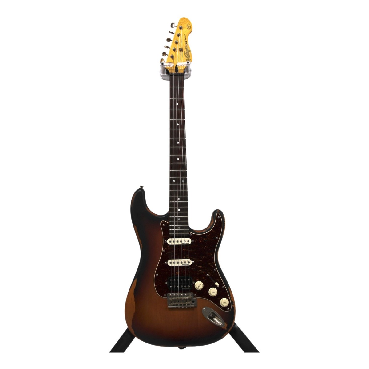 Vintage V6 Icon HSS, Distressed Sunburst - Secondhand | Gear4music