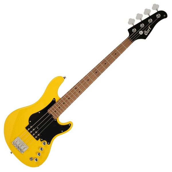 Cort GB Short Scale Bass, Yellow Crush at Gear4music