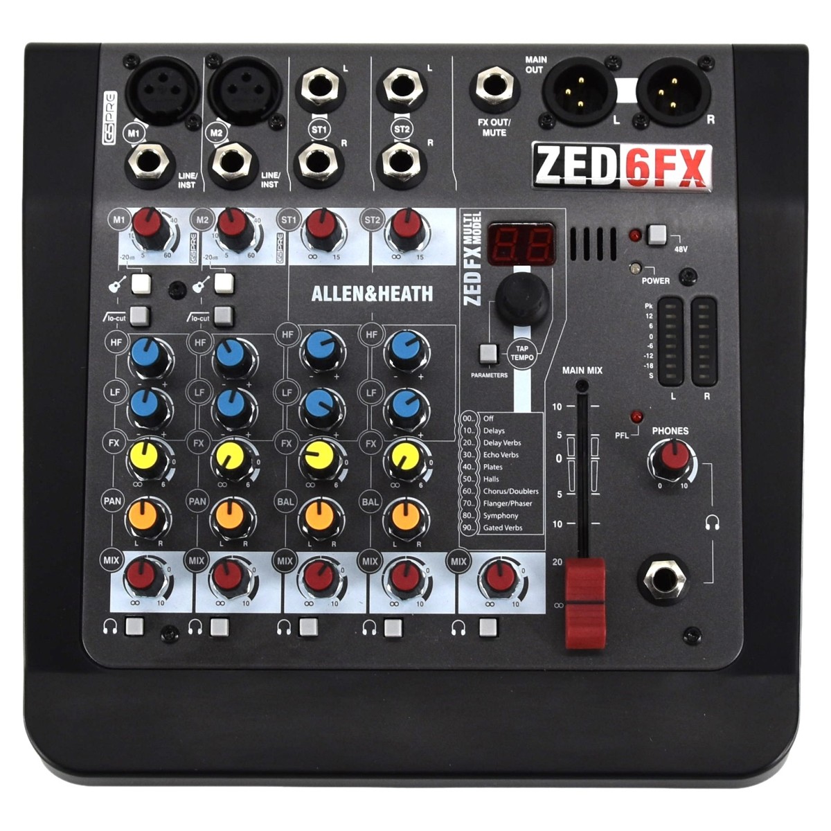 Allen & Heath ZED-6FX Compact Mixer - Secondhand at Gear4music