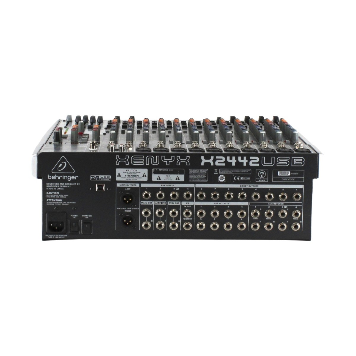 Behringer XENYX QX2442USB Mixer - Secondhand at Gear4music
