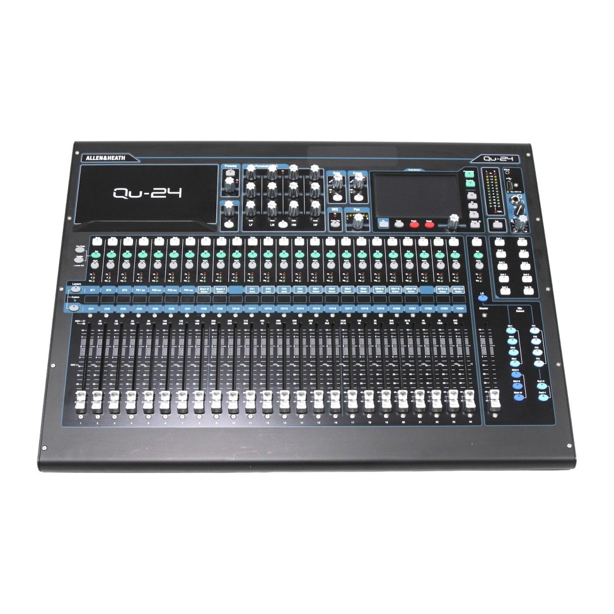 Allen & Heath Qu-24 Digital Mixer, Chrome Edition - Secondhand at ...
