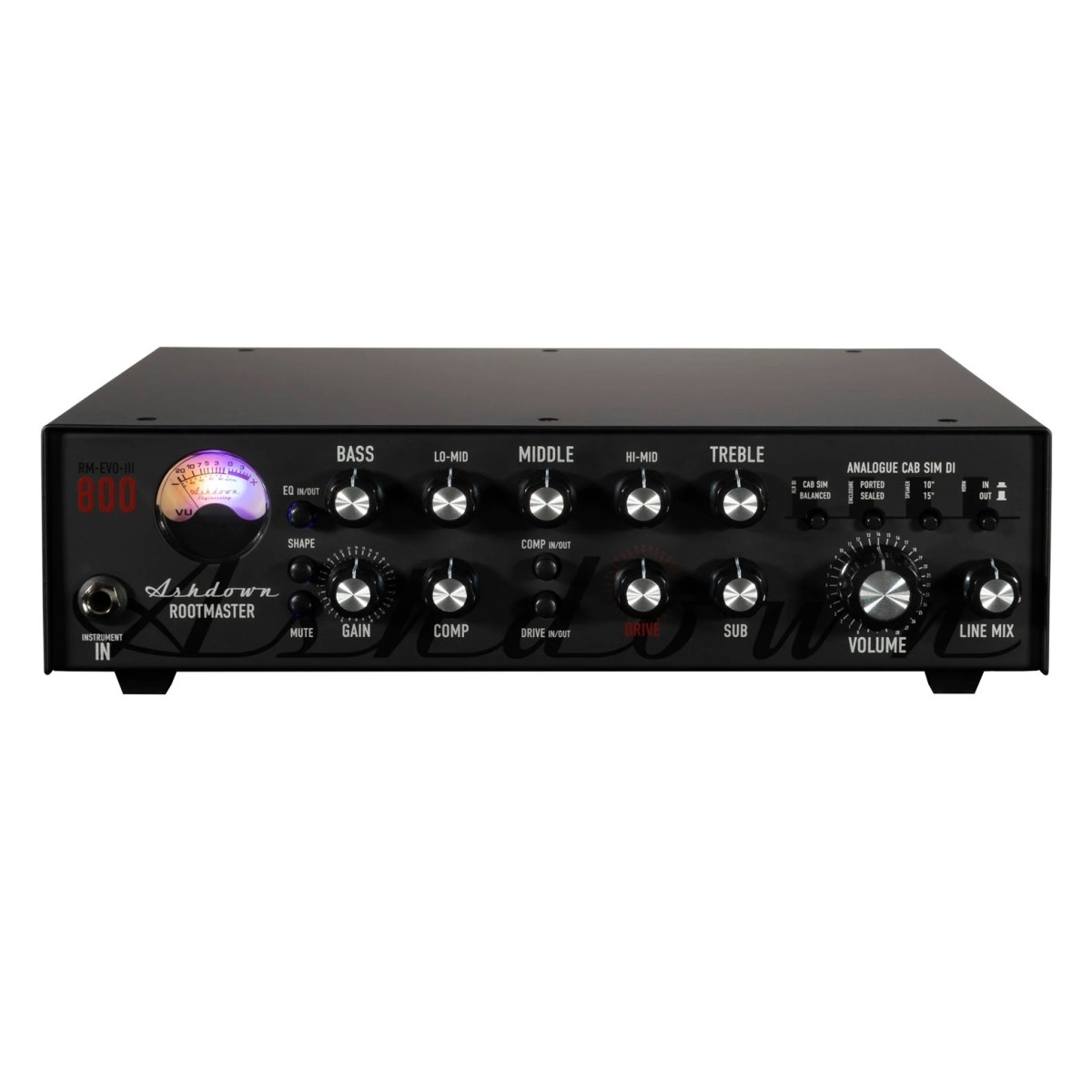Ashdown RM-800-EVO II Lightweight 800w Bass Head at Gear4music