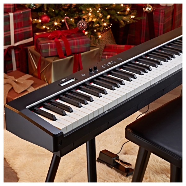 Keynote Compact Digital Stage Piano with Bluetooth, Stool Pack at ...