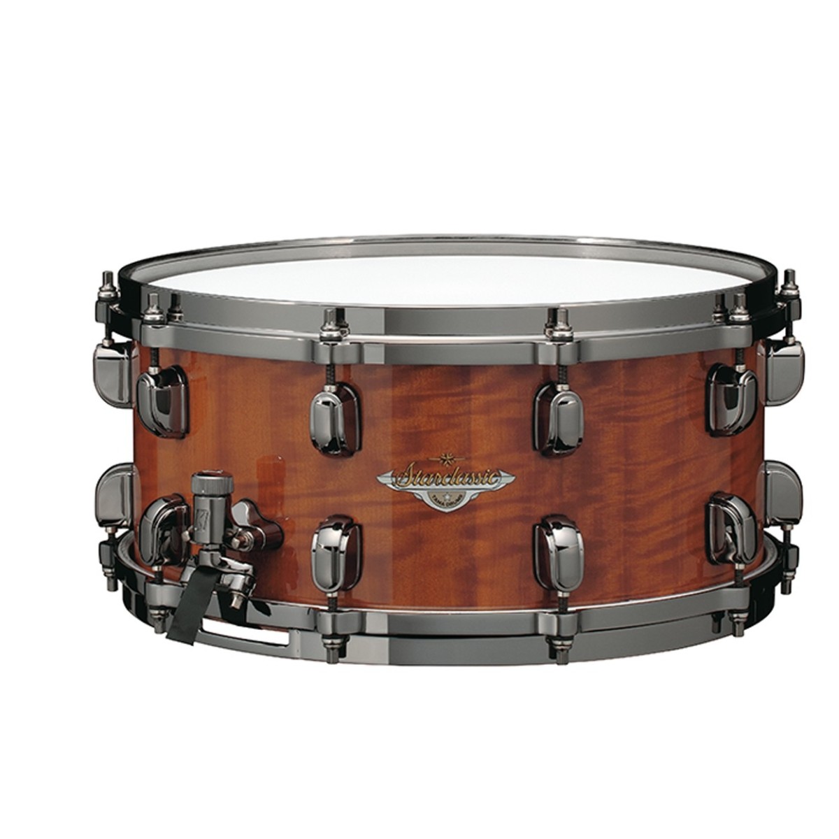 Tama Starclassic Bubinga 14" x 6.5" Snare Drum, Gloss African Cherry at ...
