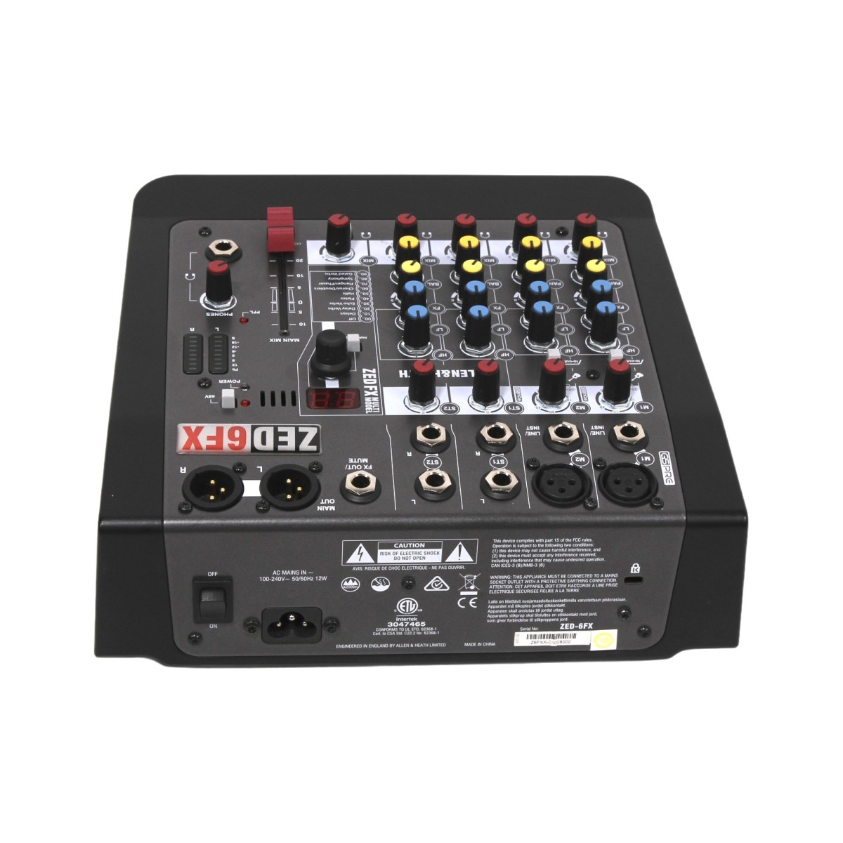 Allen & Heath ZED-6FX Compact Mixer - Secondhand | Gear4music