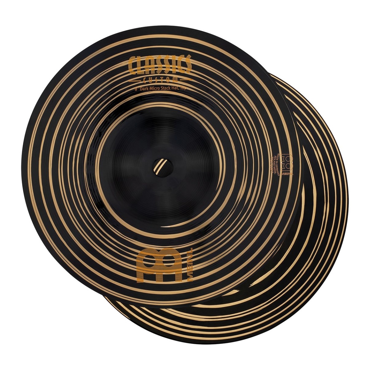 Meinl Classics Custom Dark 8" Micro Stack Hats | Gear4music