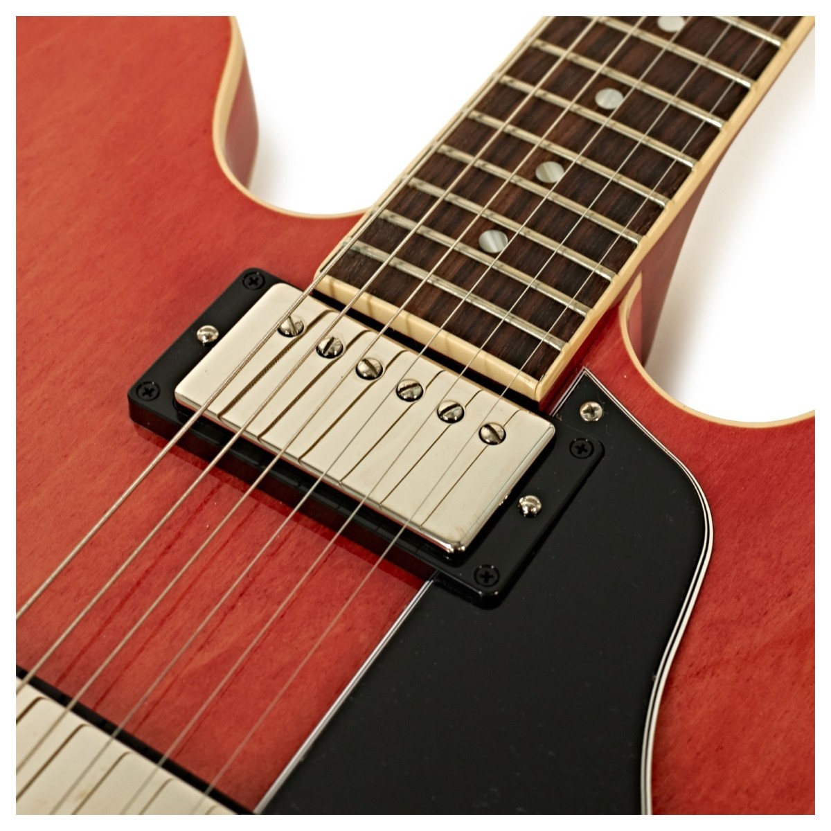 Gibson ES-335, Watermelon Red #226240309 at Gear4music