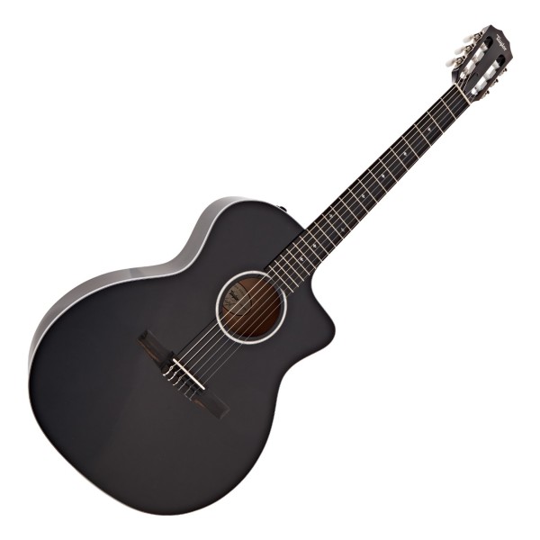 Taylor 214ce-N Deluxe Electro Classical Guitar, Black at Gear4music