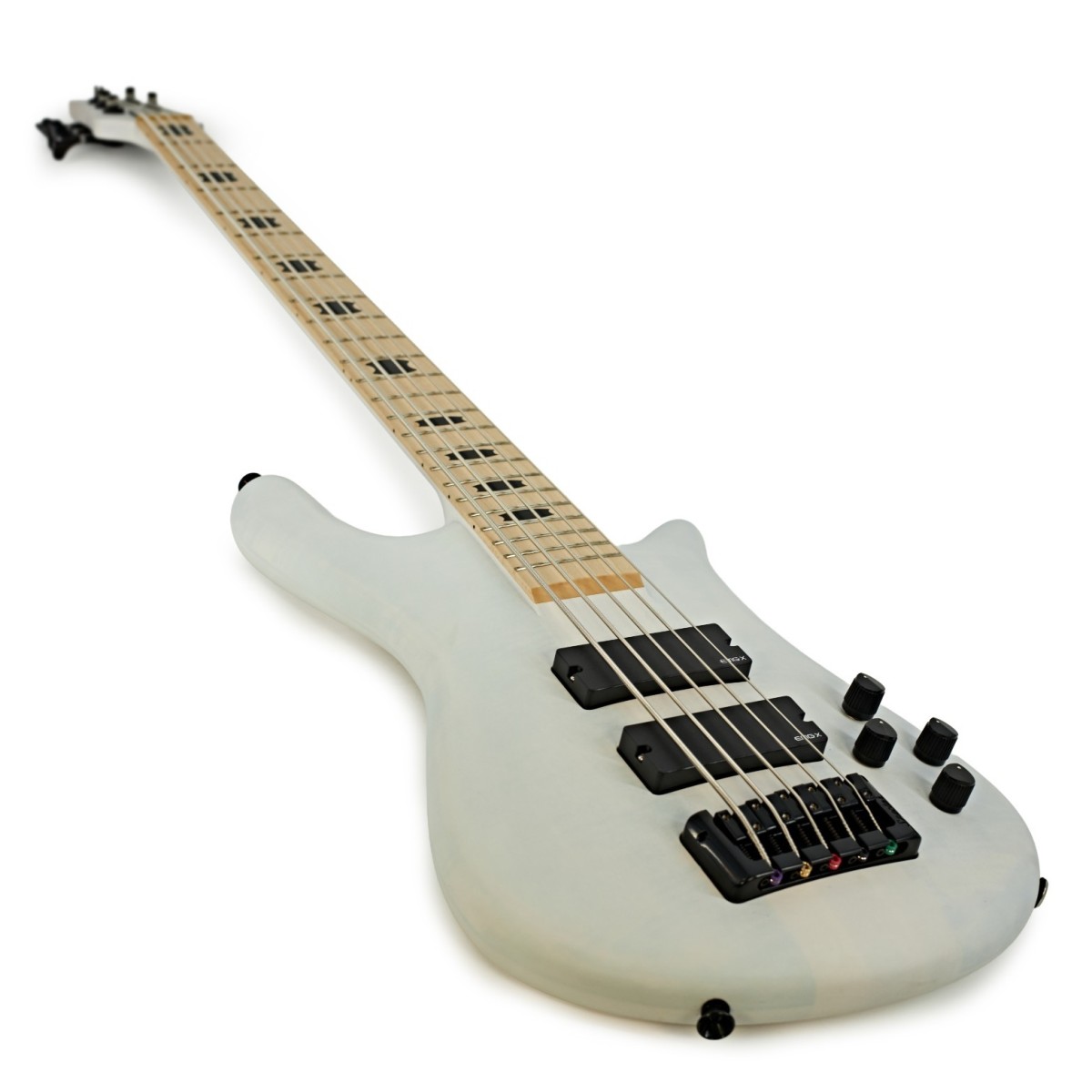 Spector Euro 5 LX Active 5 String Bass, White Stain Matte at Gear4music
