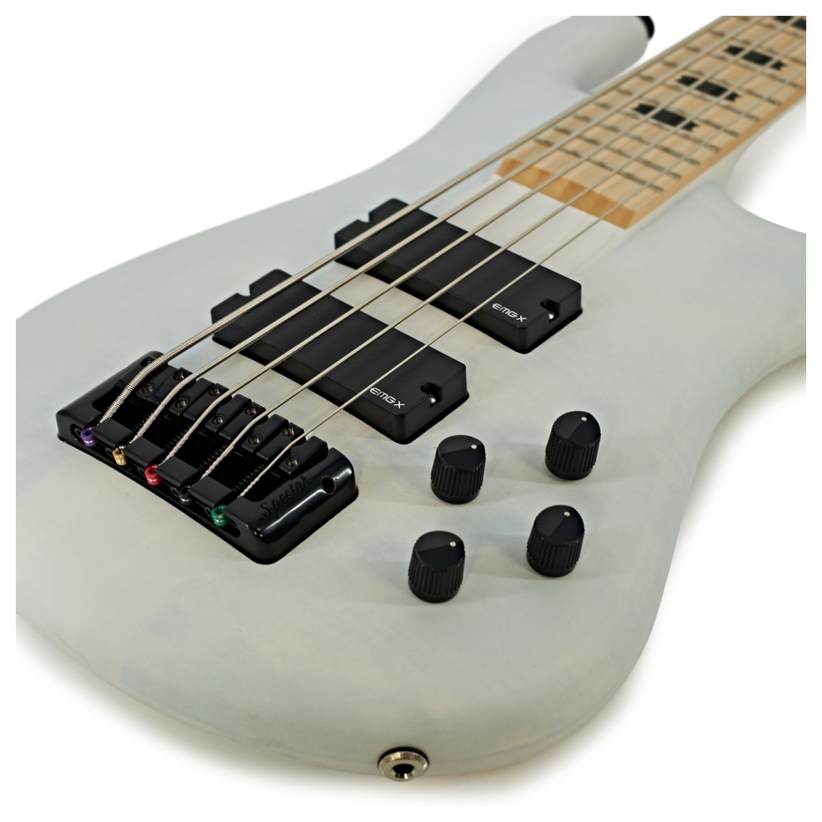 Spector Euro 5 LX Active 5 String Bass, White Stain Matte at Gear4music