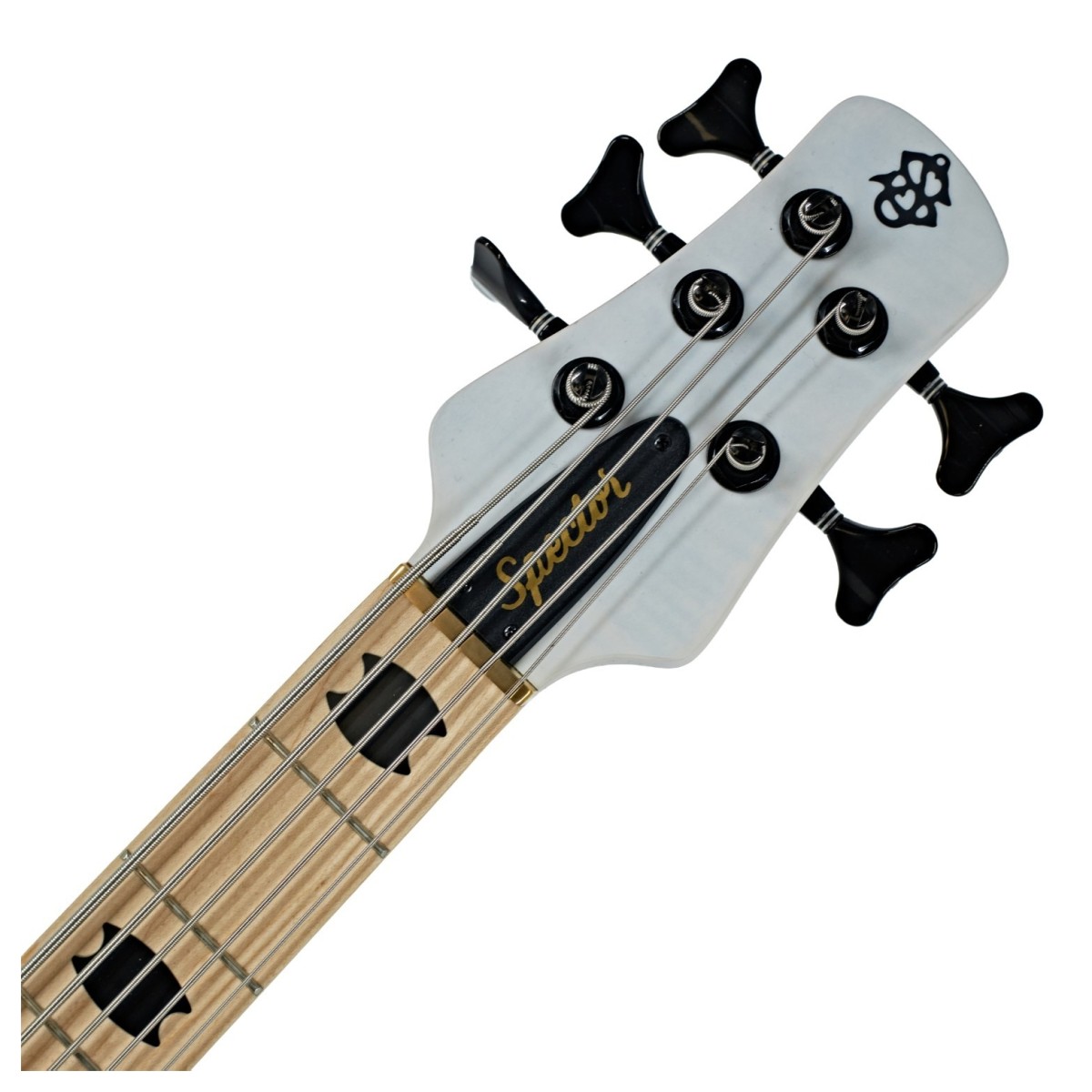 Spector Euro 5 LX Active 5 String Bass, White Stain Matte at Gear4music