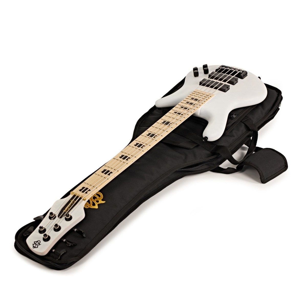 Spector Euro 5 LX Active 5 String Bass, White Stain Matte at Gear4music