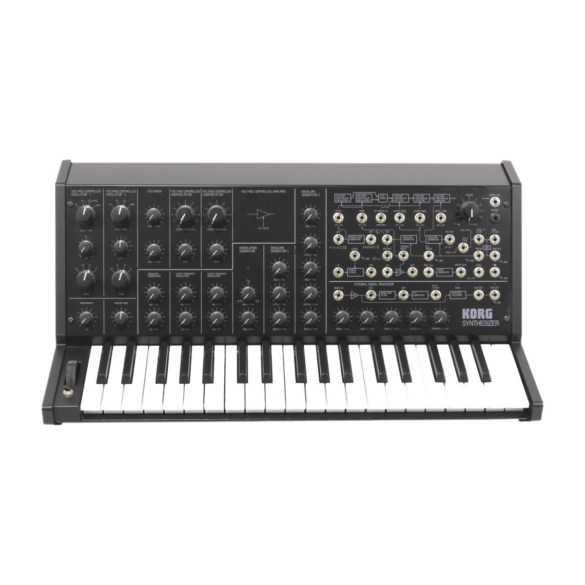 Korg MS-20 Mini Monophoner analoger Synthesizer | Gear4music