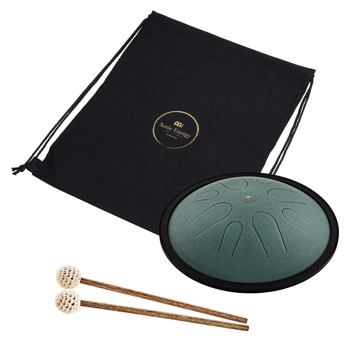 Meinl Sonic Energy 10" Compact Steel Tongue Drum, B Minor, 8 Notes, 432 ...