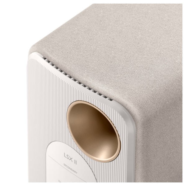 KEF LSX II Wireless Hi-Fi Speaker System (Pair), Cotton White at AV.com
