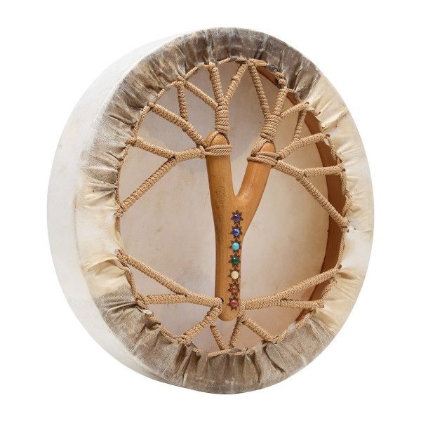 Meinl Sonic Energy 15.35" Spirit Drum, Goat Head, 7 Chakra Gemstones at ...