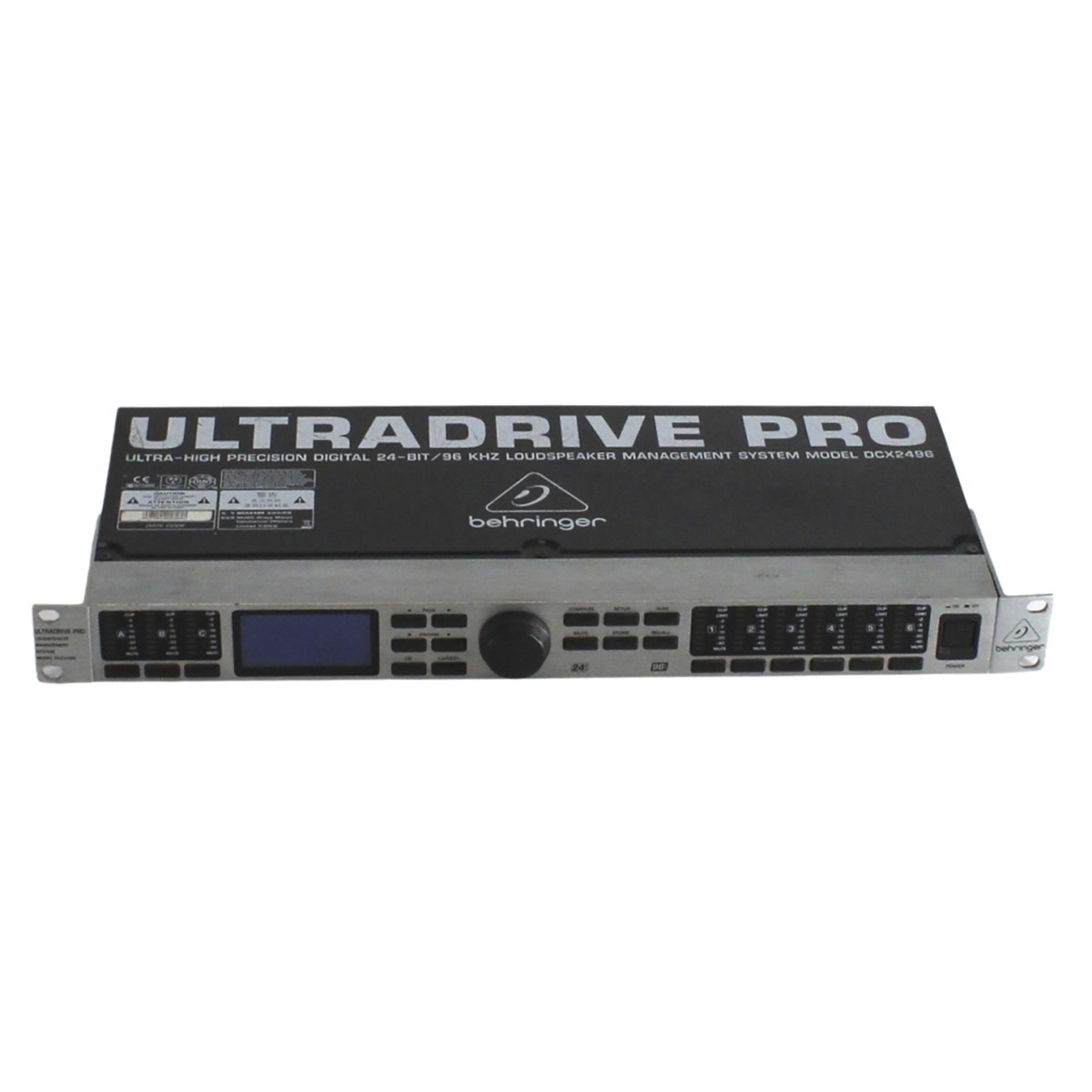 Behringer DCX2496 UltraDrive Loudspeaker Management System - Secondhand ...