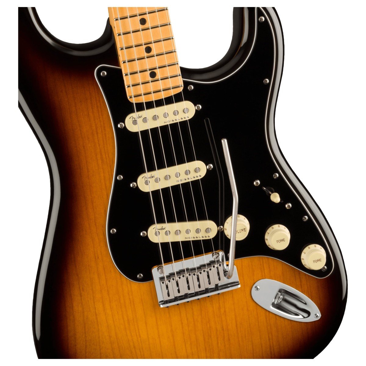 Fender American Ultra Luxe Stratocaster MN, 2-Tone Sunburst | Gear4music