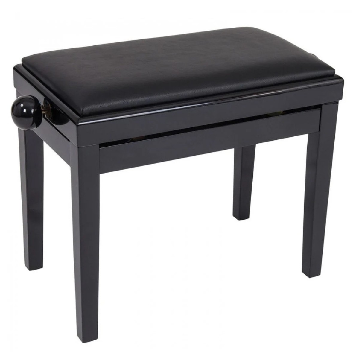 Kinsman Adjustable Piano Bench, Black at Gear4music