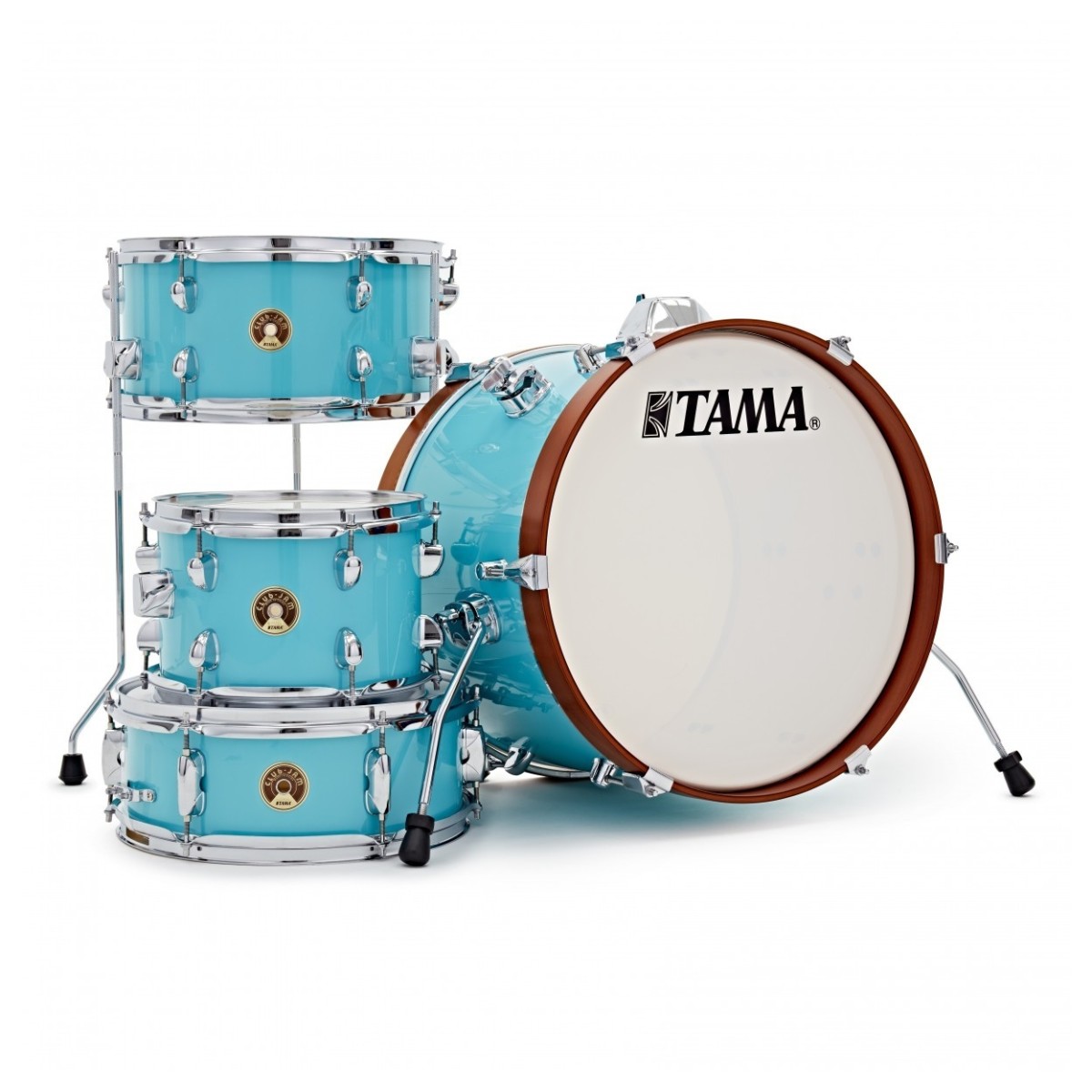 Tama Club-JAM Shell Pack w/ Cymbal Holder & Bag Set, Aqua Blue | Gear4music