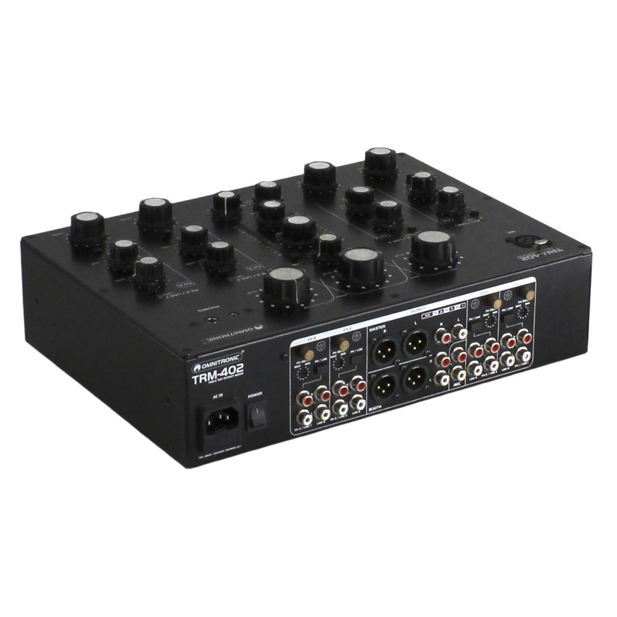 Omnitronic TRM-402 4 Channel Rotary Mixer - Secondhand na Gear4Music.com