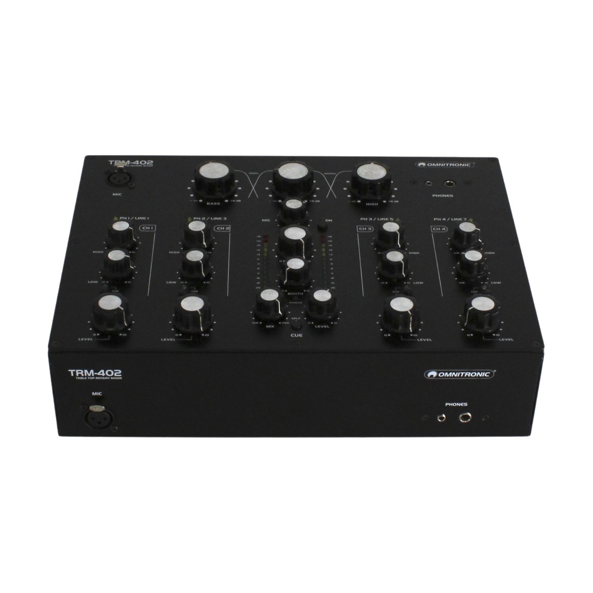Omnitronic TRM-402 4 Channel Rotary Mixer - Secondhand na Gear4Music.com