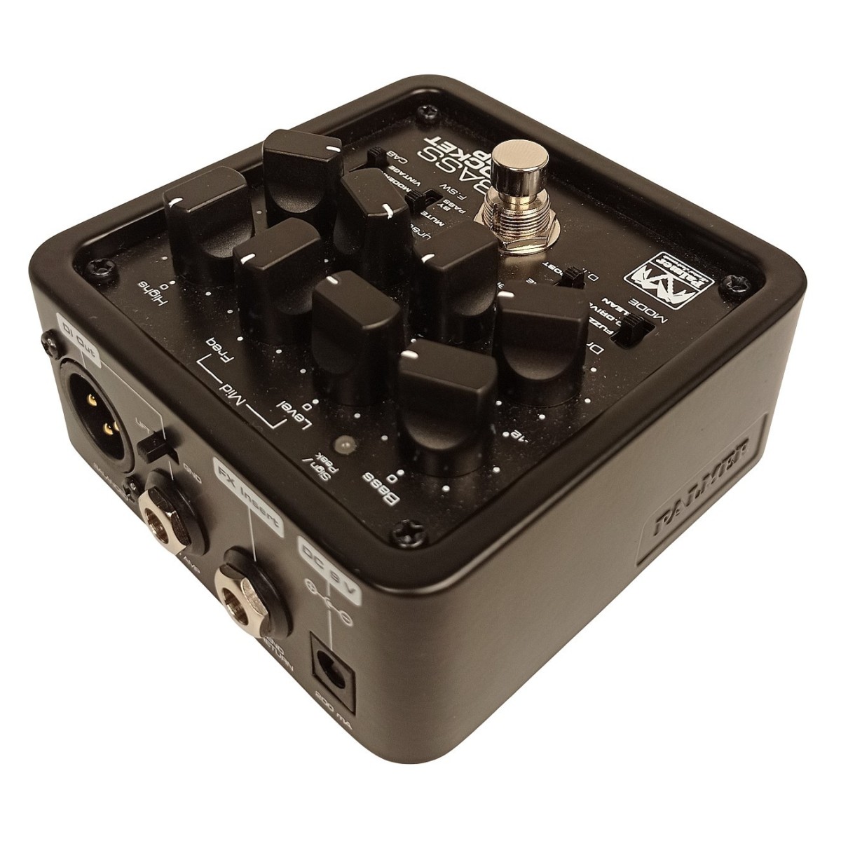 Palmer MI Pocket Amp Bass, Portable Preamp for Bass Guitars ...