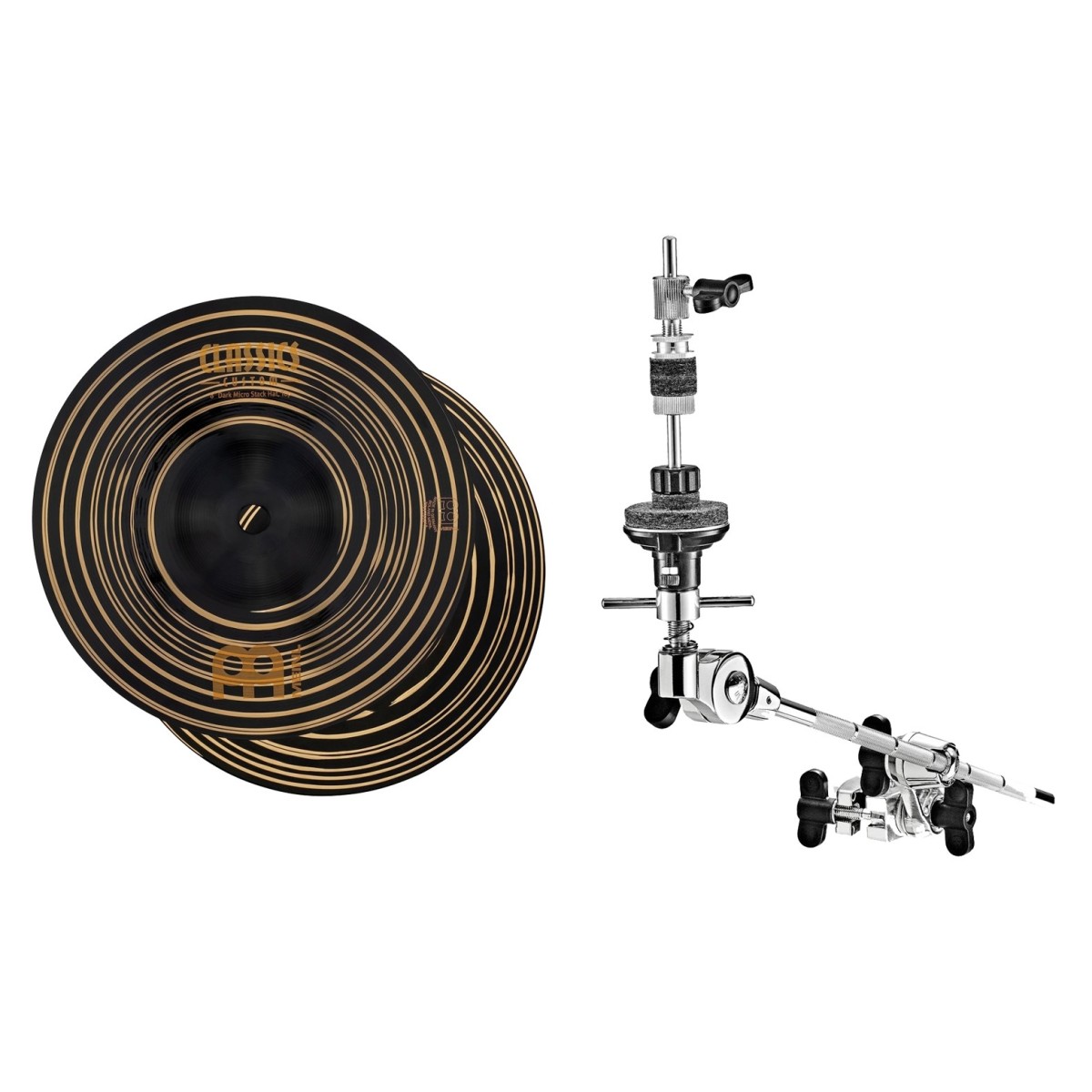 Meinl Classics Custom Dark 8" Micro Stack Hats & Meinl X-Hat Auxiliary ...