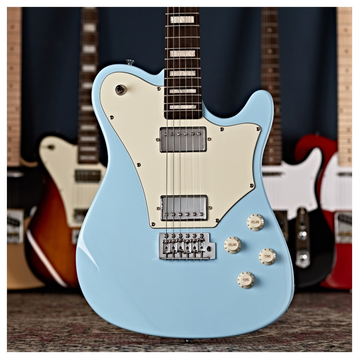 Knoxville Select Electric Guitar by Gear4music, Blue | Gear4music