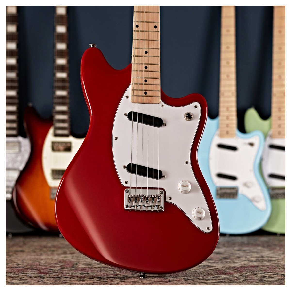 Seattle Electric Guitar by Gear4music, Red at Gear4music