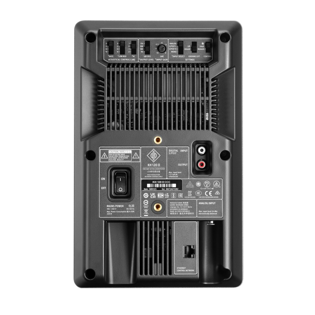 Neumann KH 120-II Active Studio Monitor, Black - Nearly New at Gear4music