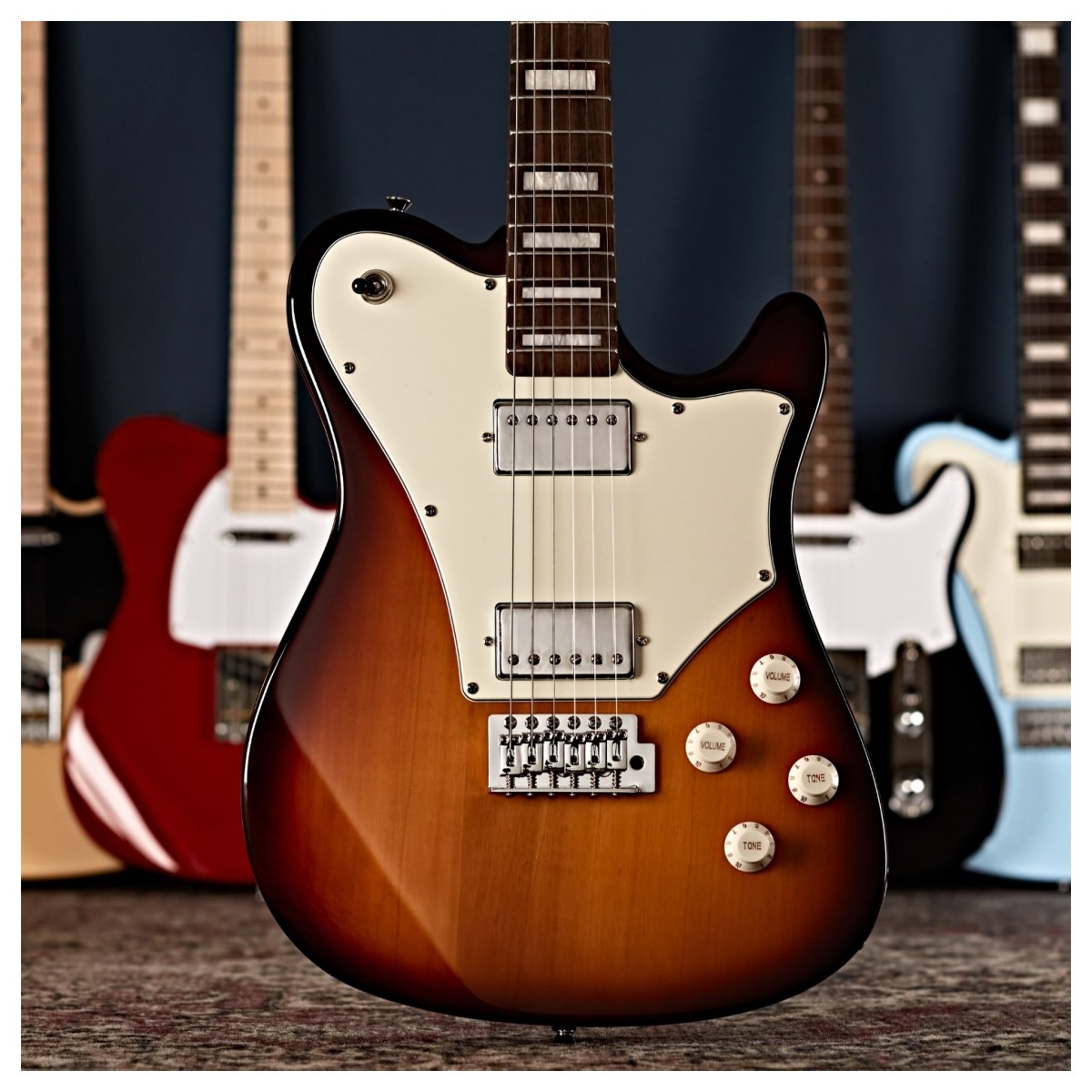 Knoxville Select Electric Guitar Sunburst, 10W Guitar Amp & Accessory ...