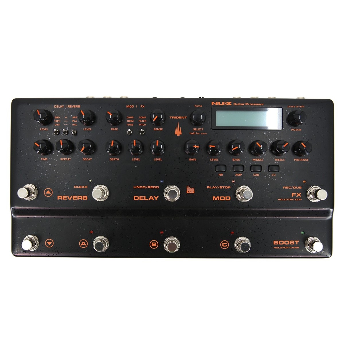 NUX Trident Amp Sim Multi-FX Pedal - Secondhand | Gear4music