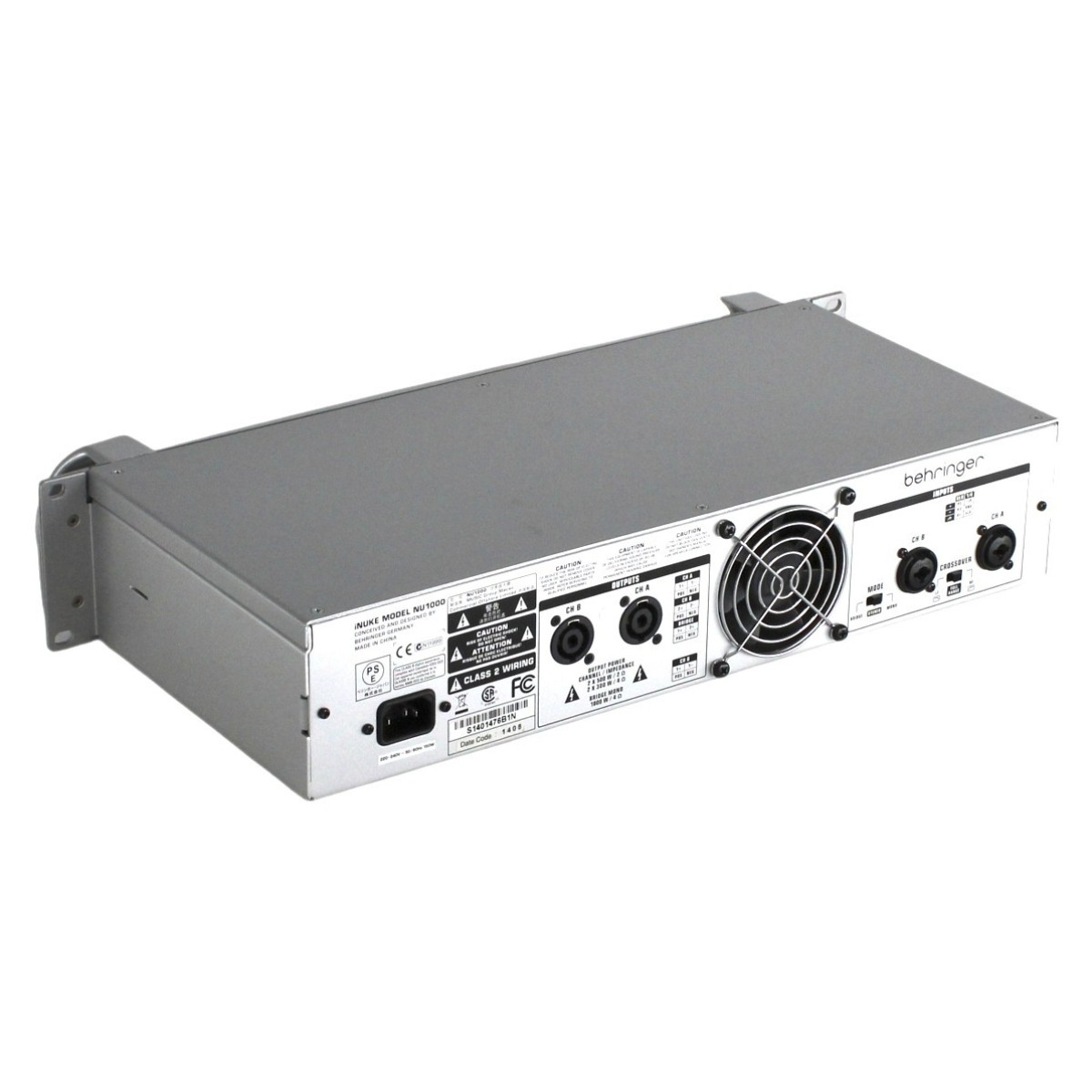 Behringer iNUKE NU1000 Power Amp - Secondhand na Gear4Music.com
