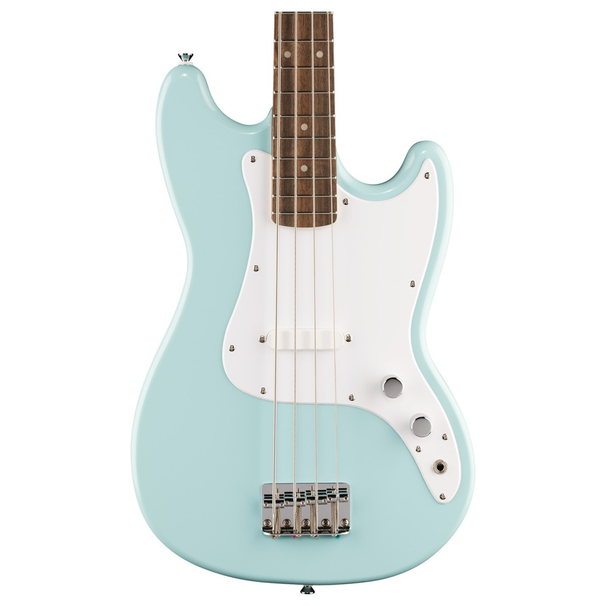 Squier Sonic Bronco Bass LRL, Daphne Blue at Gear4music