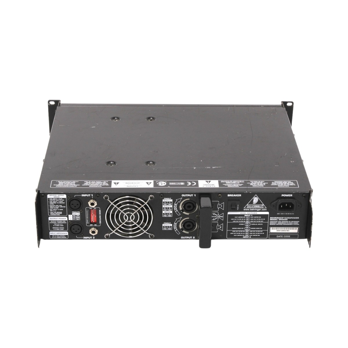 Behringer EP2500 Europower Amp - Secondhand | Gear4music