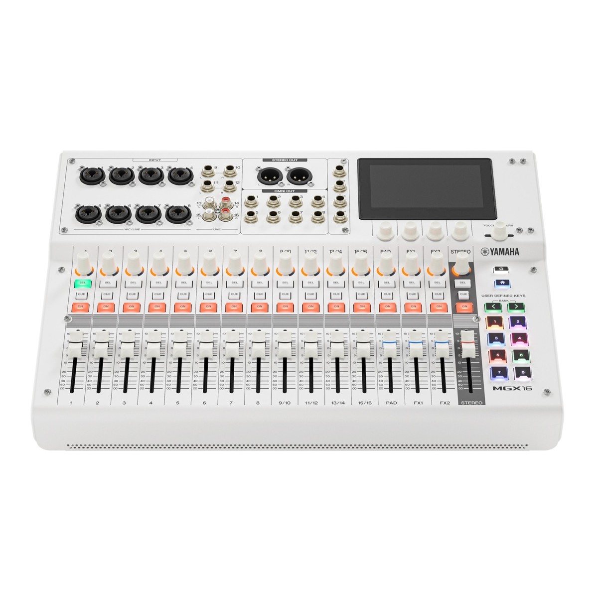 Yamaha MGX16 16-Channel Digital Mixer with Multi-track USB, White ...