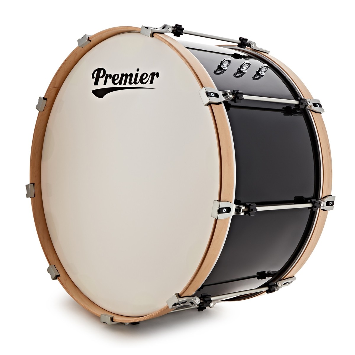 Premier Marching Professional 28" x 14" Bass Drum, Ebony schwarz ...