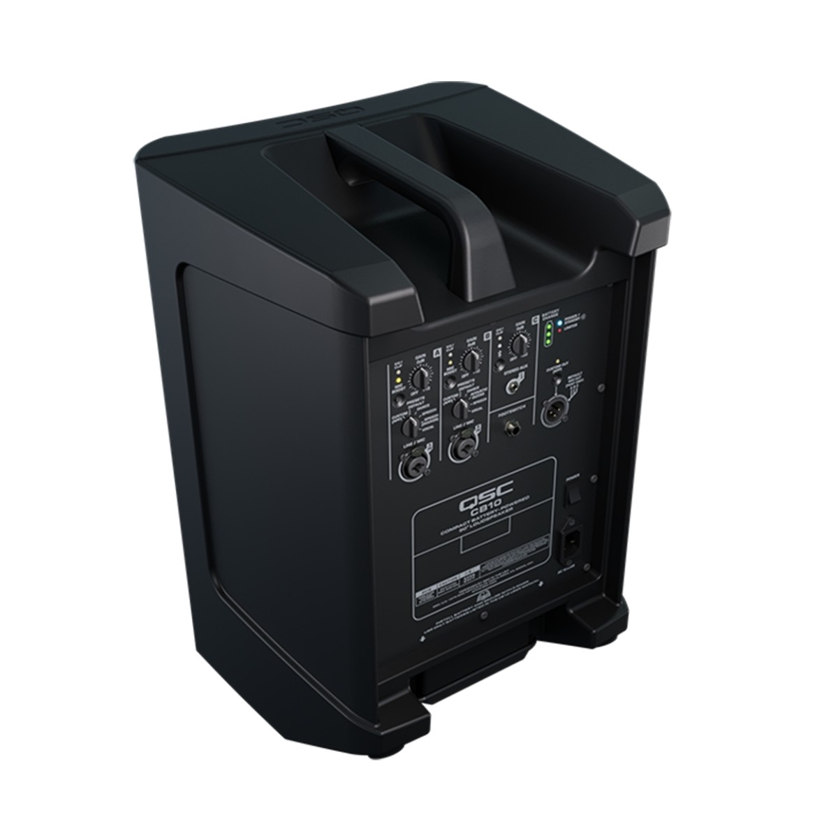QSC CB10 Compact Battery-Powered PA System at Gear4music