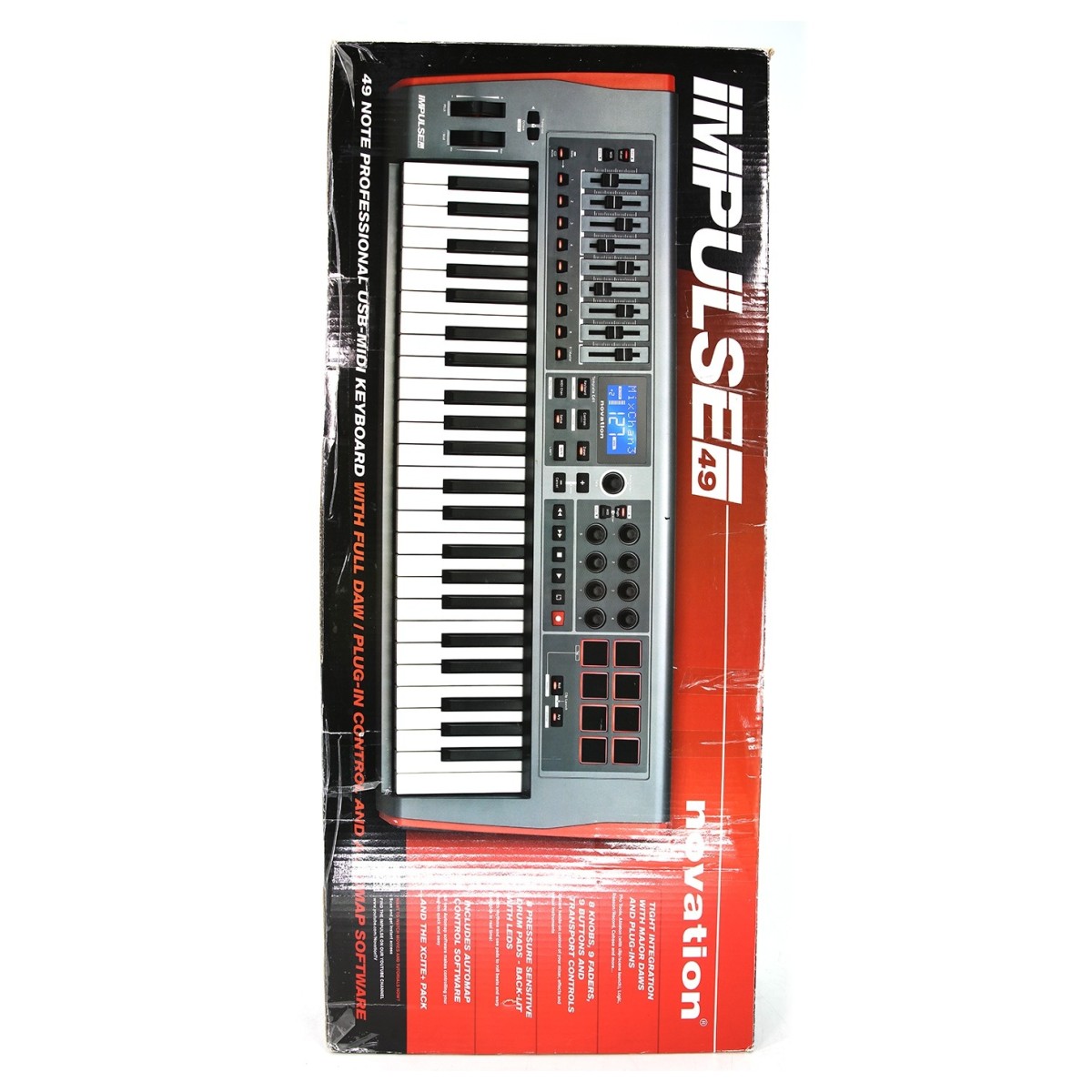 Novation Impulse 49 Key USB MIDI Controller Keyboard - Secondhand na ...