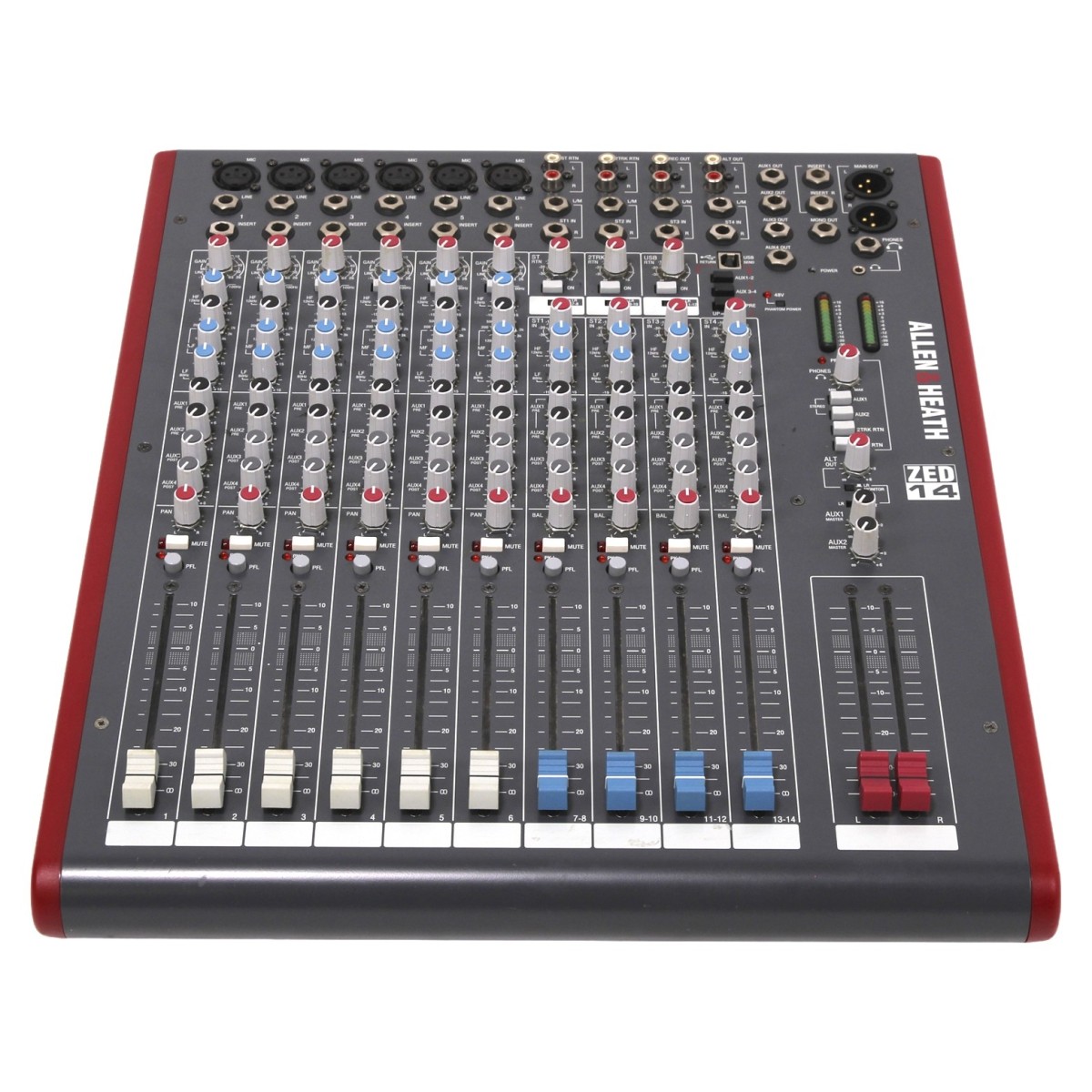 Allen and Heath ZED-14 USB Compact Stereo Mixer - Secondhand na ...