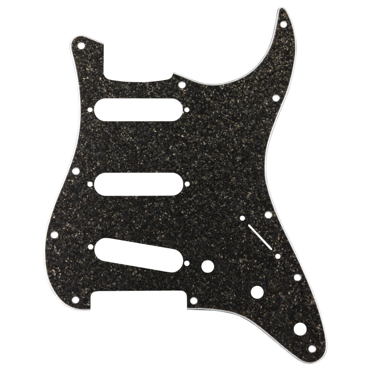 Fender Hybrid Glass/Glitter Stratocaster S/S/S Pickguard, Dark Gray ...