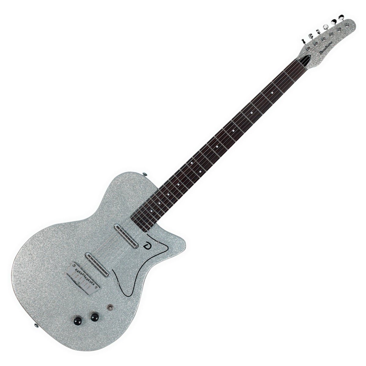Danelectro Baritone, Silver Metalflake at Gear4music