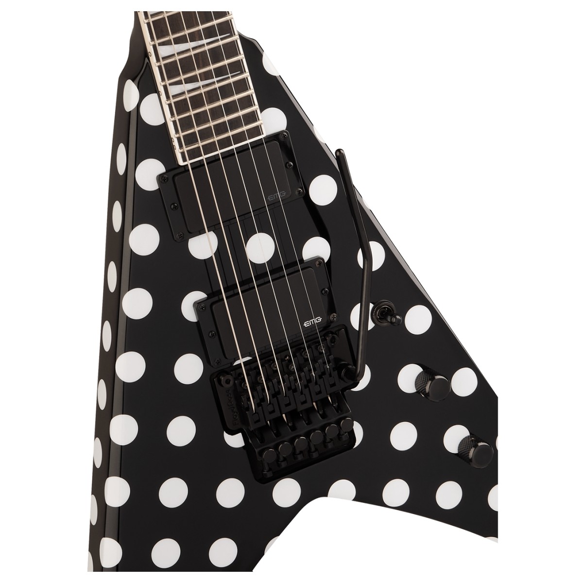 Jackson Pro Plus Signature Phil Demmel King V KV EB, Polka Dot - Ex ...