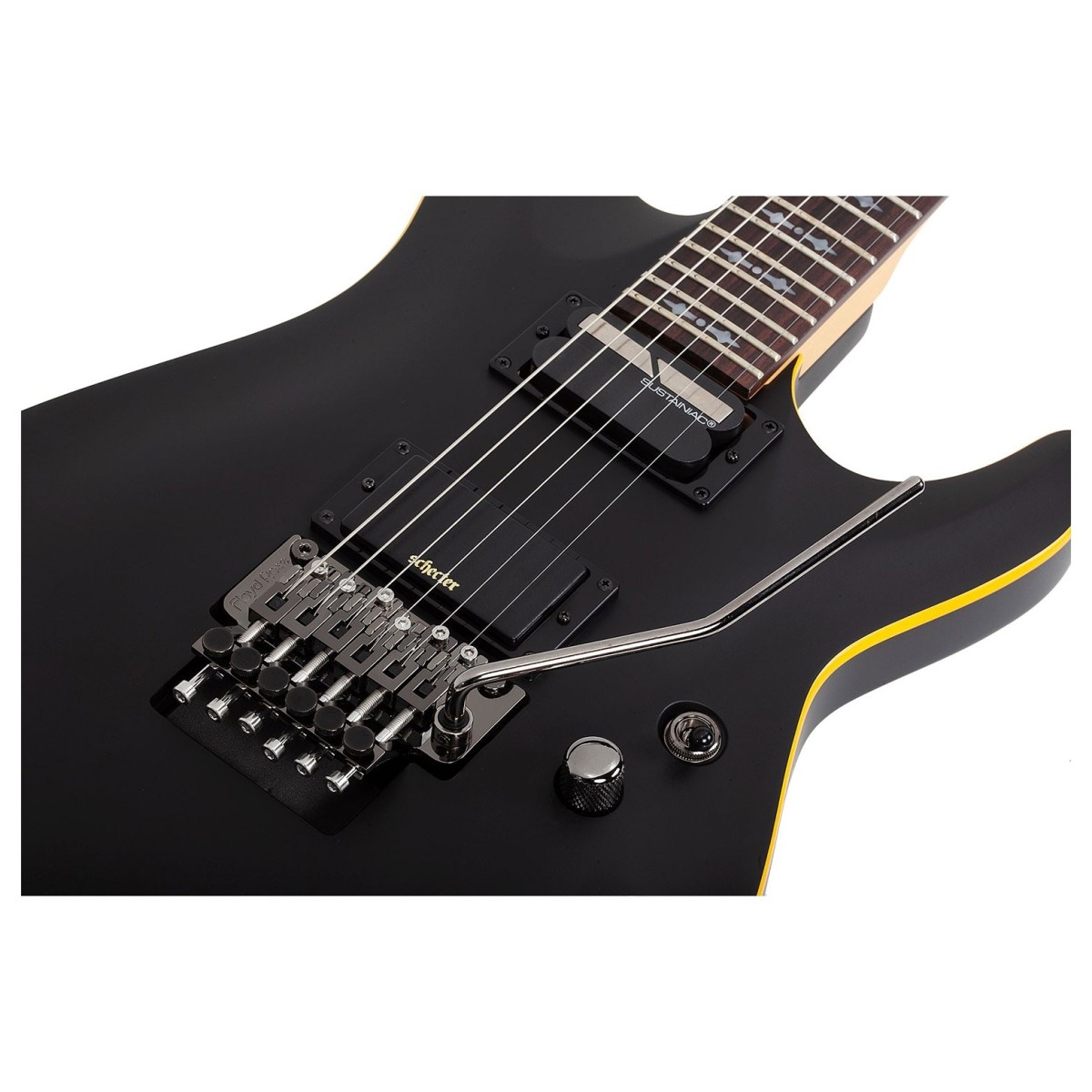 Schecter Demon 6 FR S, Envejecido Black Satin | Gear4music