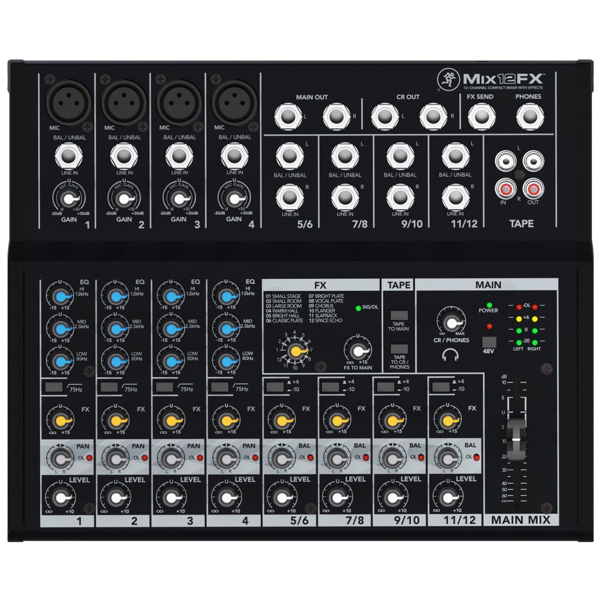 Mackie Mix12FX Compact Mixer - Nearly New at Gear4music